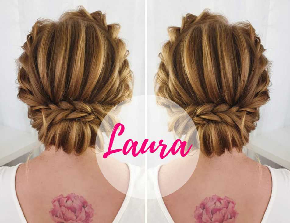 Laura - cute bridal hairstyle with braid